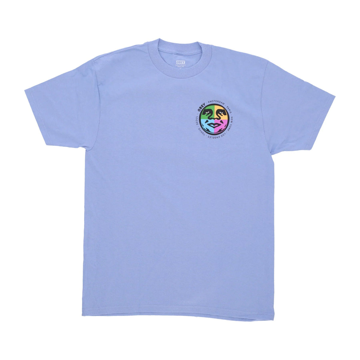 Obey City Built Digital Violet T- Shirt – LIGHTWAVE